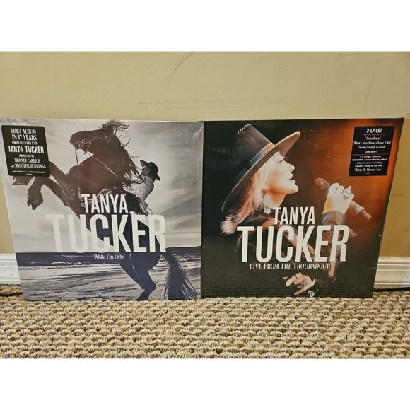 Media Lot Of 2 Tanya Tucker Records Live From The Troubadour While Im